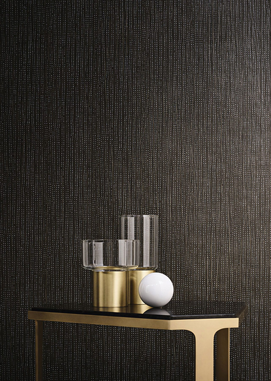 Vago Black by Wall&decò | Designer Wallpaper | NewWall – NewWall Inc.