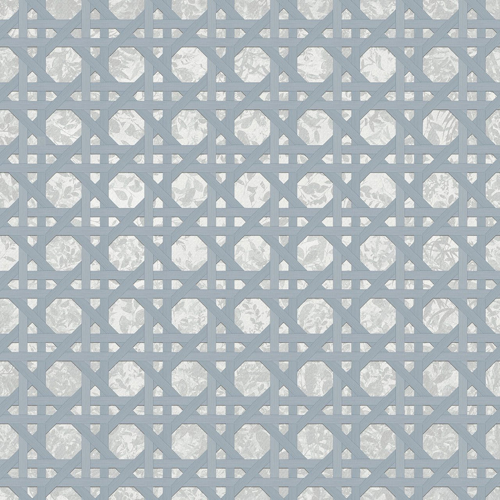 Geometric Ratán Blue – NewWall Inc.