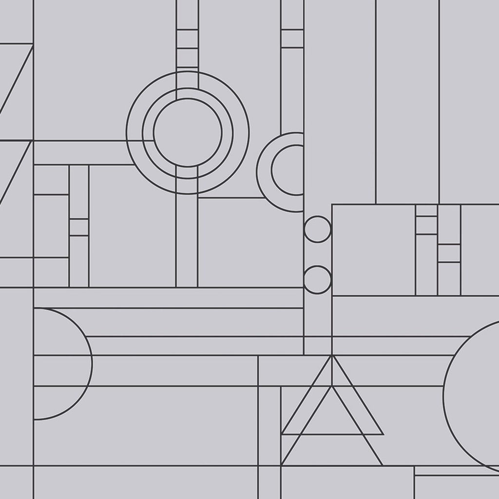 Art Deco - Deco Block Grey – NewWall Inc.