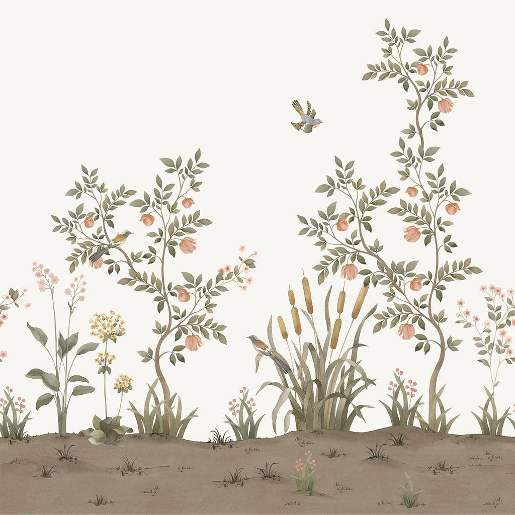 Chinella Brown by Tres Tintas | Designer Wallpaper Mural | NewWall ...