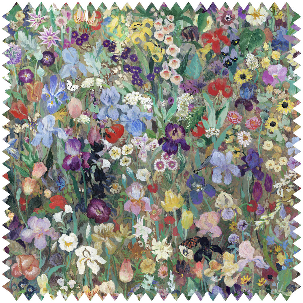 Floribunda Magna Velvet Zenith by House of Hackney | Designer Fabric ...