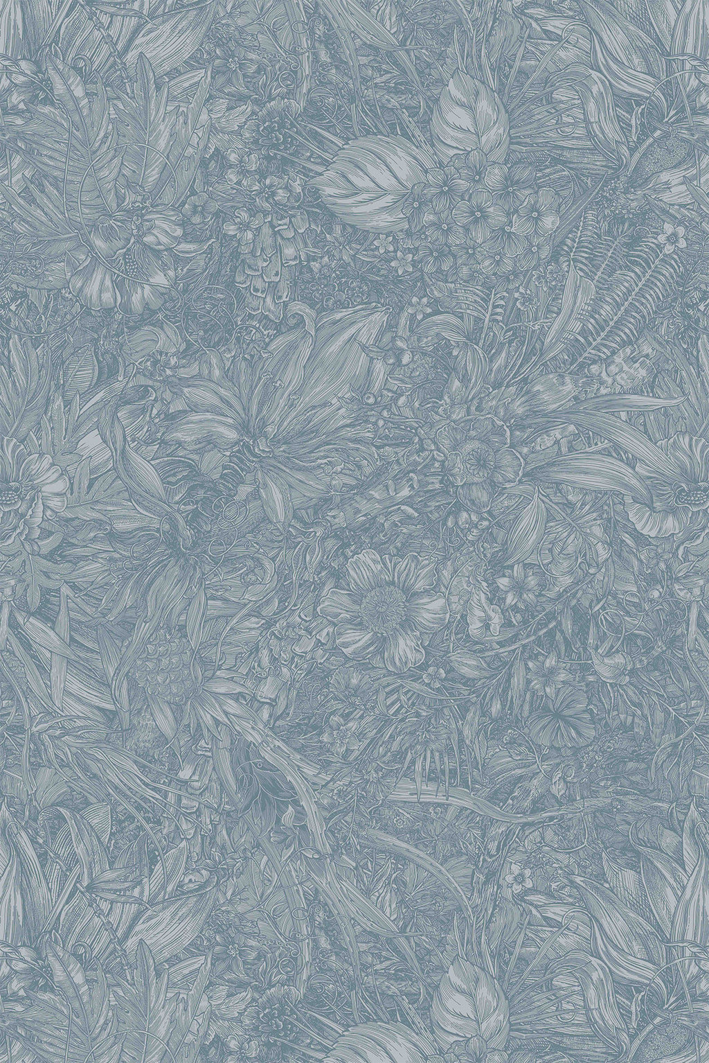 Jungle Tangle Marazine Blue – NewWall Inc.