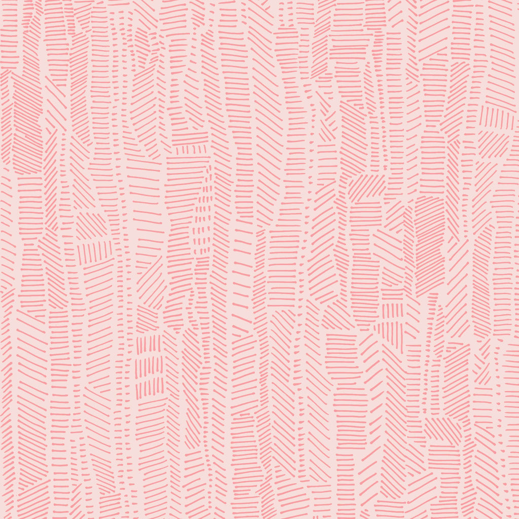 Linear Field Powder Pink by Poppy Print Studio | Designer Wallpaper ...