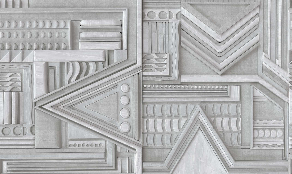 Alika Grey by Tres Tintas | Designer Wallpaper Mural | NewWall ...