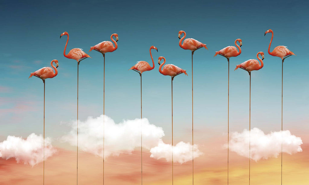 Flamingos Turquoise – NewWall Inc.