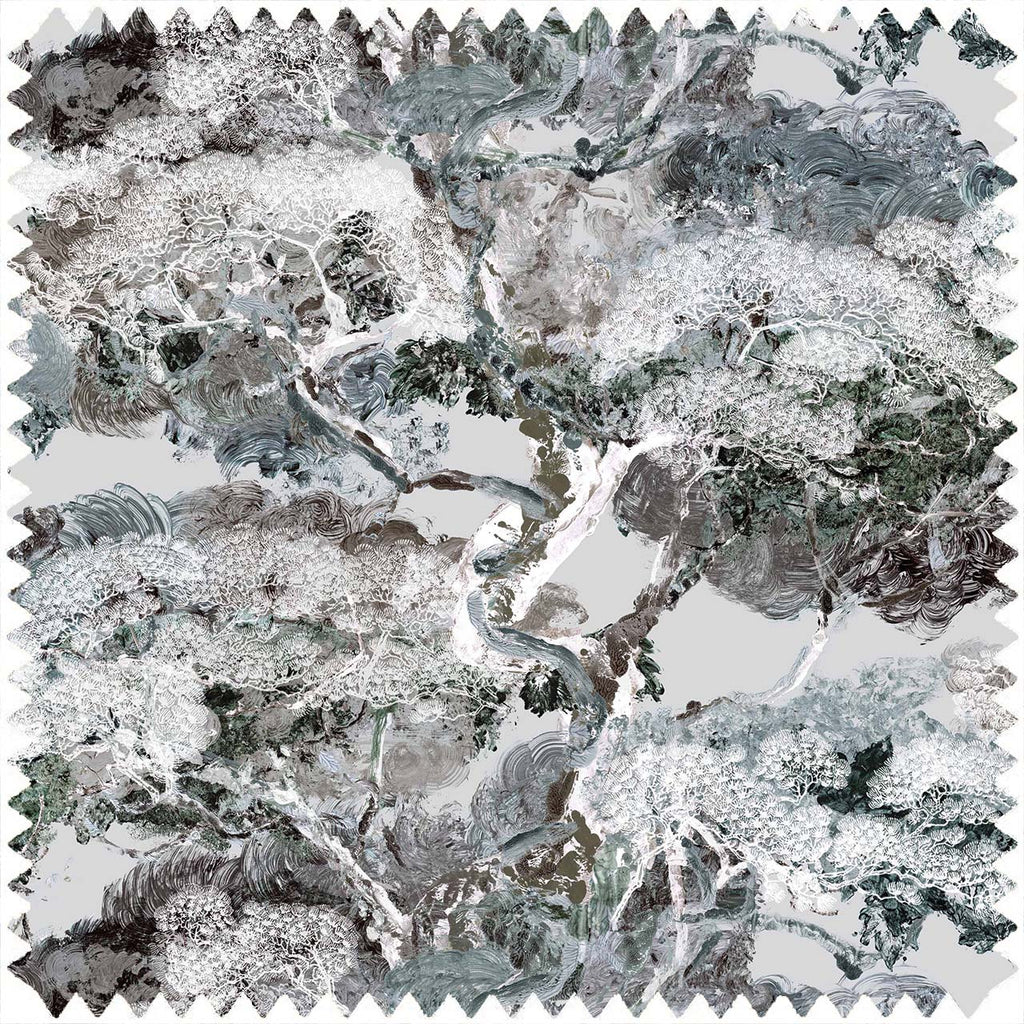Matzu Tree Linen Blue Tint Drizzles – NewWall Inc.