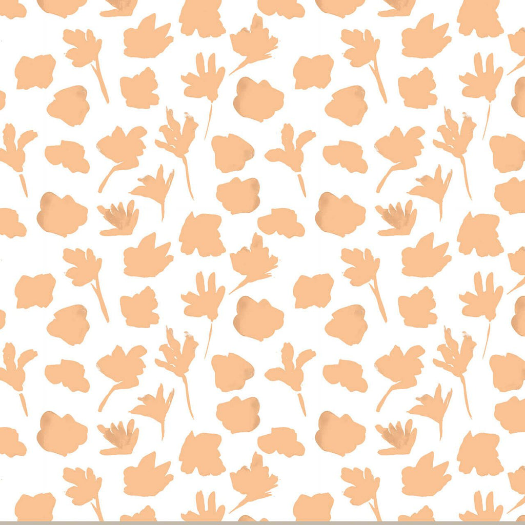 Petals Pressed Metallic Gold by Emma Hayes | Designer Wallpaper ...