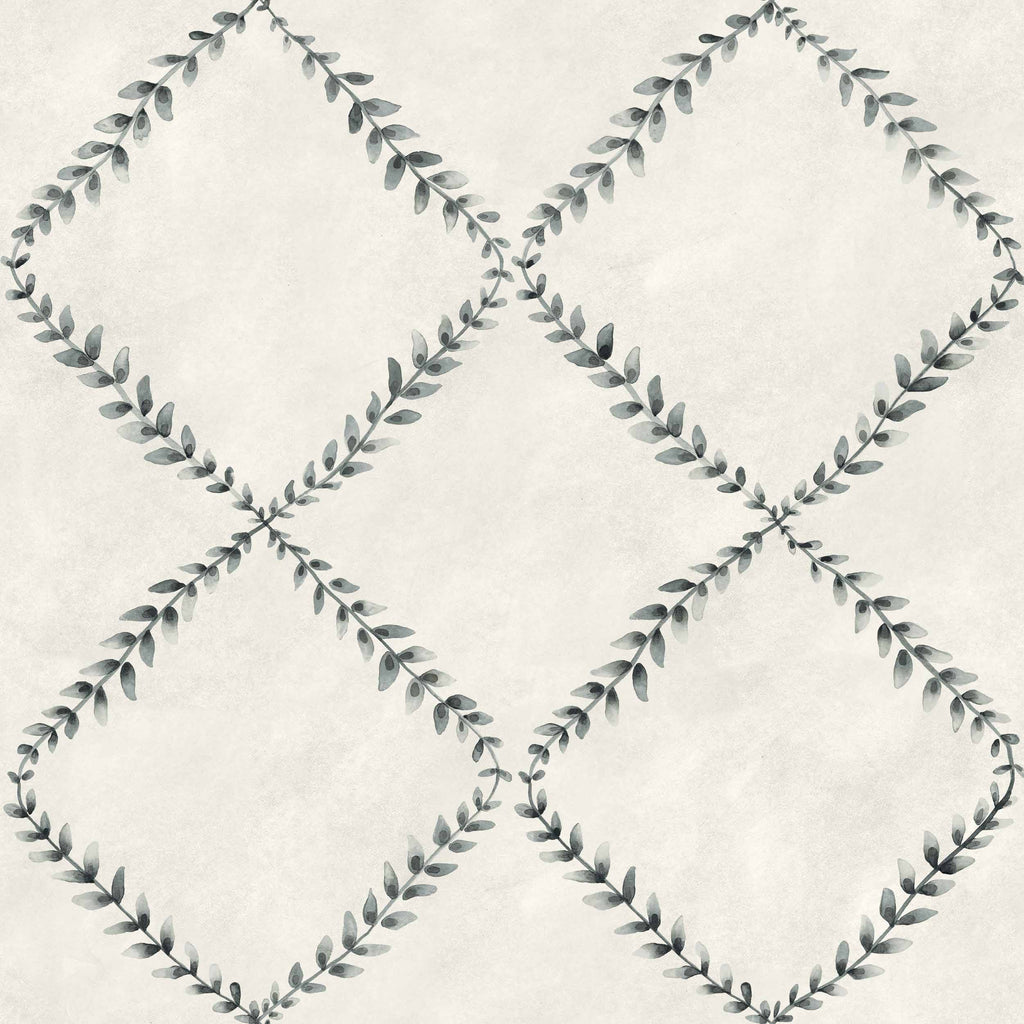 Ivy Garland Aqua by Coordonné | Designer Wallpaper | NewWall – NewWall Inc.