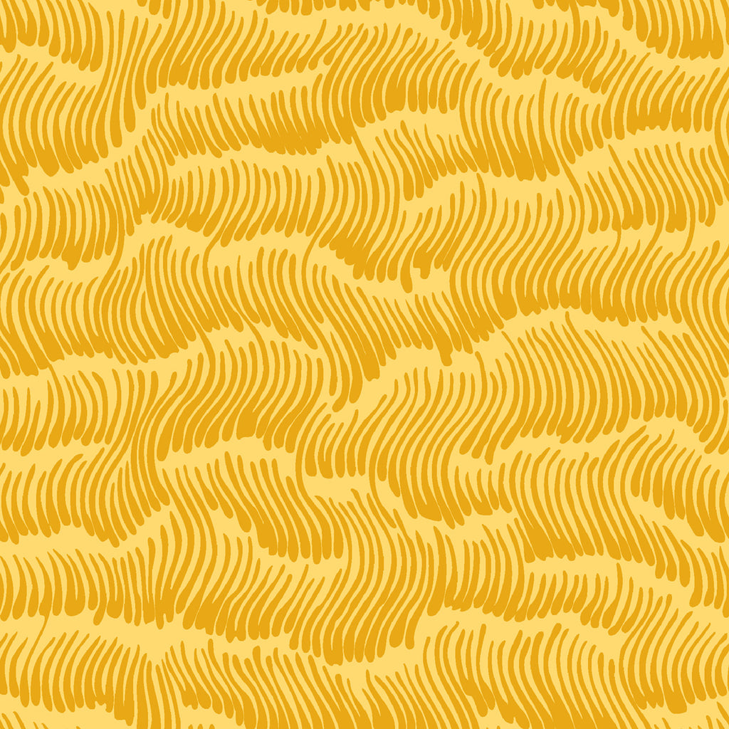 Wave Yellow by Maison Martin Morel | Designer Wallpaper | NewWall ...